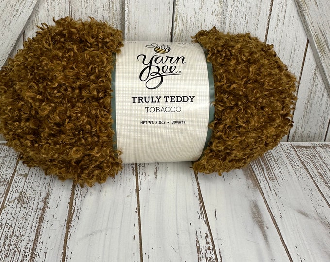 Yarn Bee Truly Teddy-tobacco - Etsy