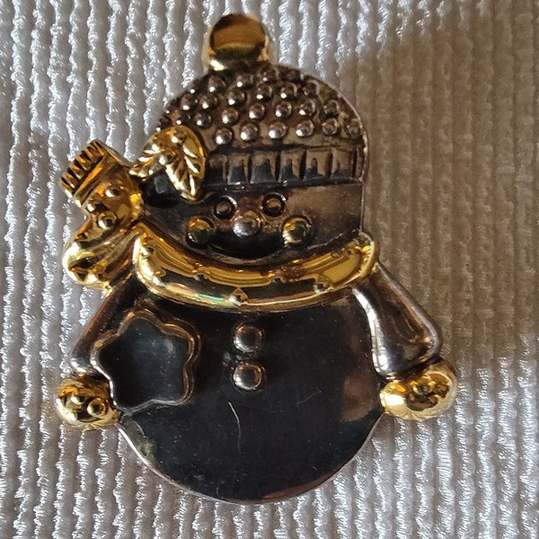 Snowman Pin - Etsy