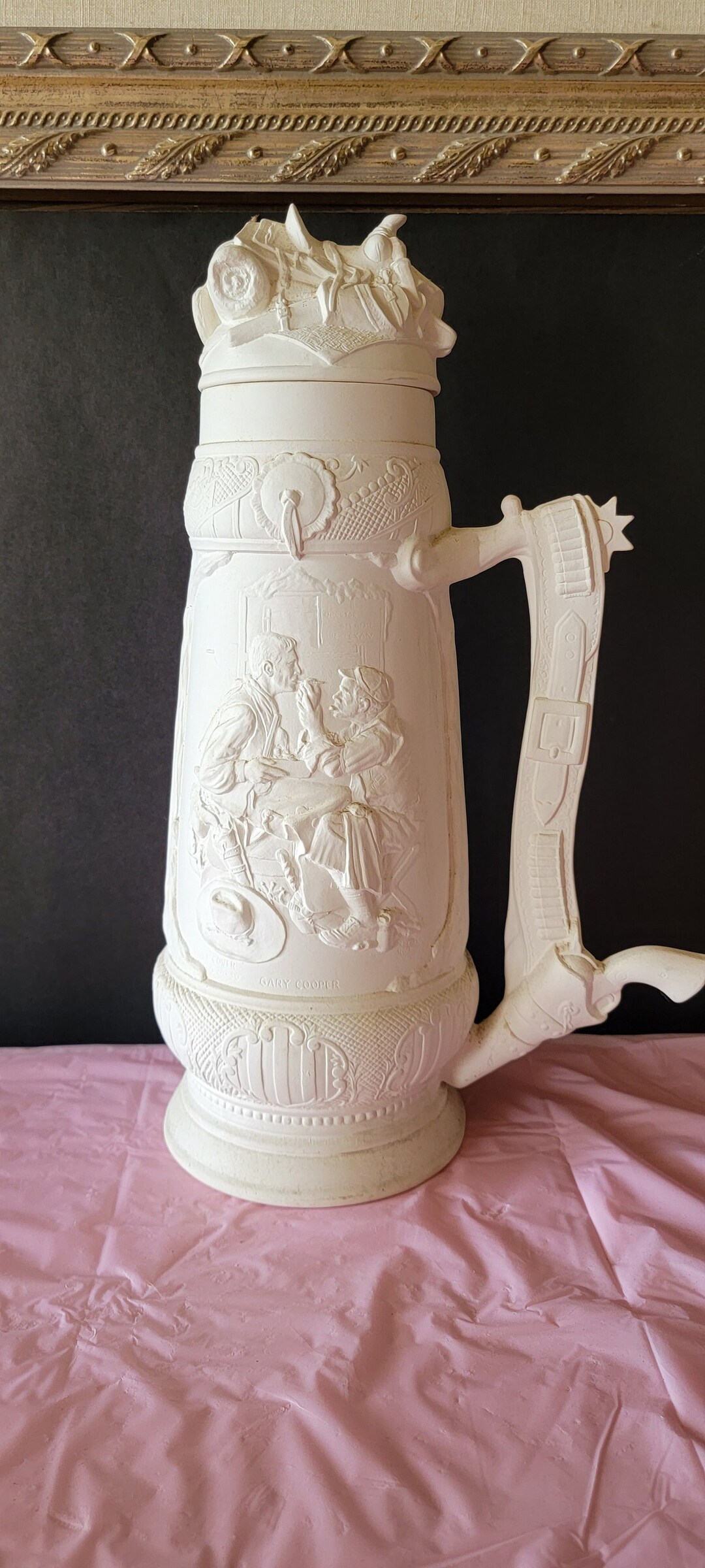 Vintage 1983 Dreams of Long Ago Coser Co. Gary Cooper Stein Uncolored ...