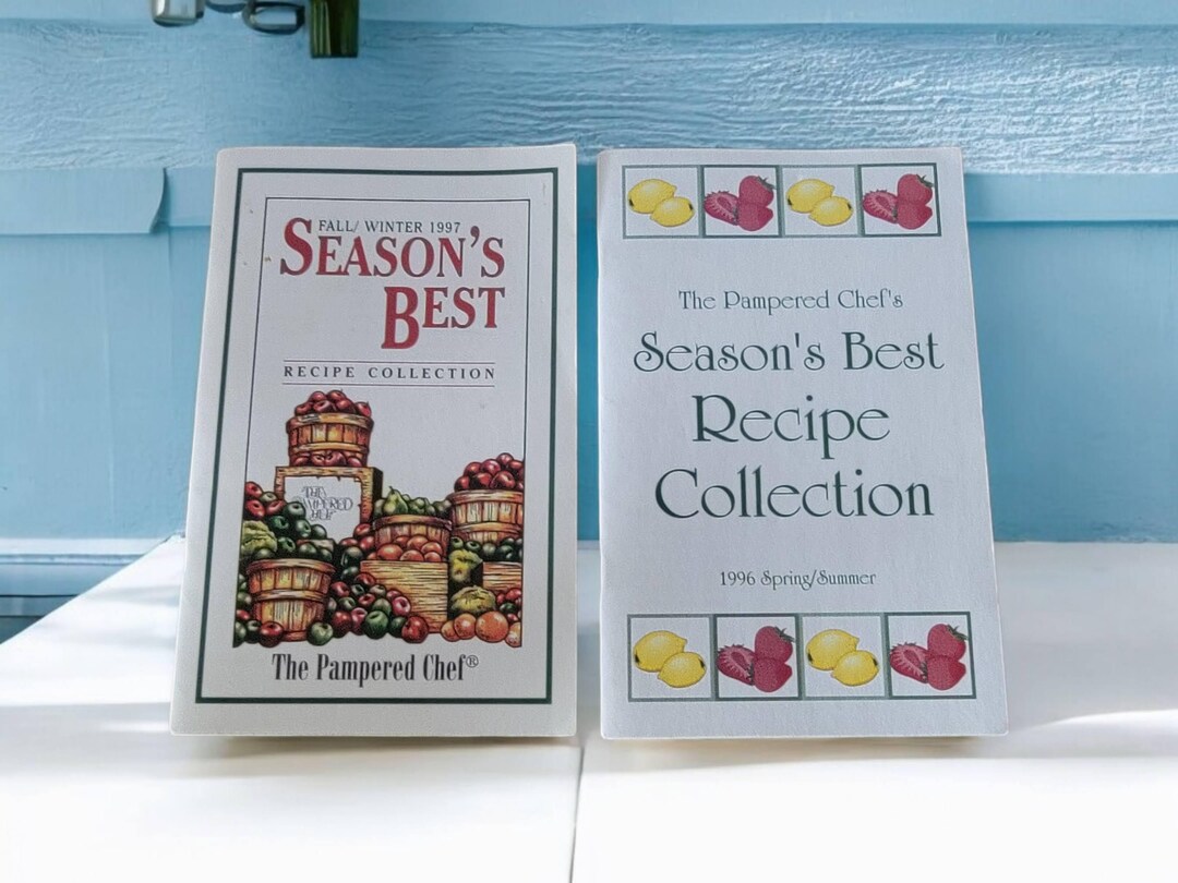 Vintage the Pampered Chef's Cookbook Season's Best Recipe Collection ...