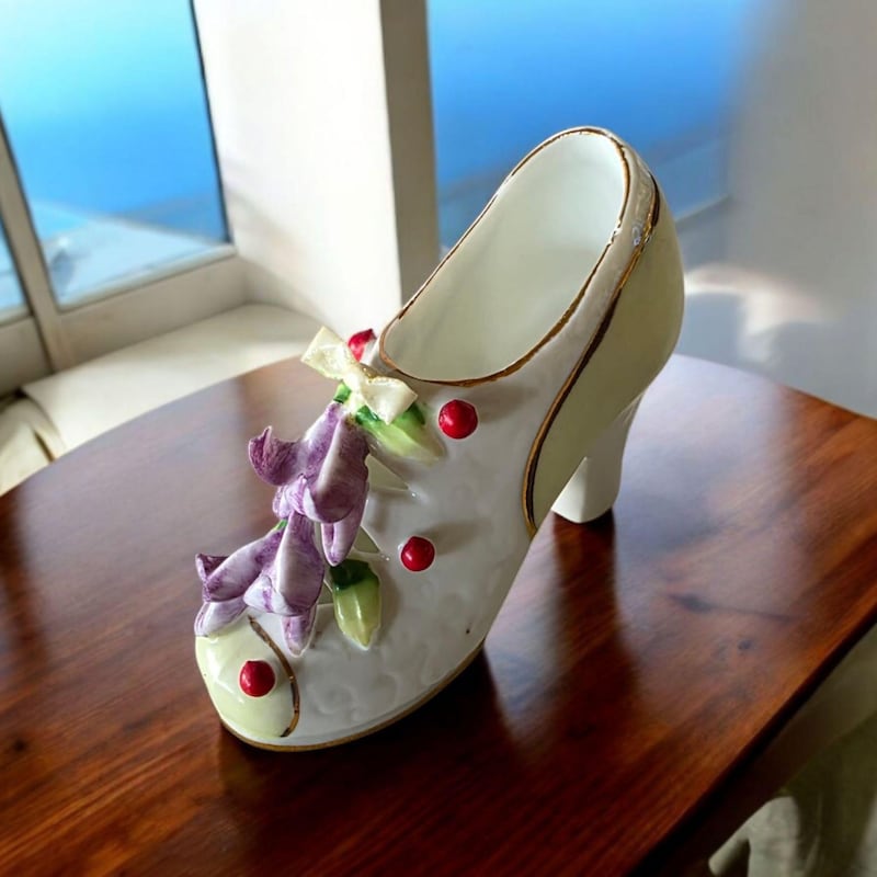 Purple and White Lace Heels - Etsy