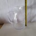 Vintage Small Glass Pitcher Clear Juice Jug Hand Blown Petite With ...