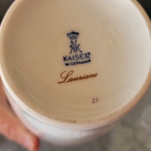 Vintage Kaiser Laurine Floral Vase Made in West Germany 10" Tall ...