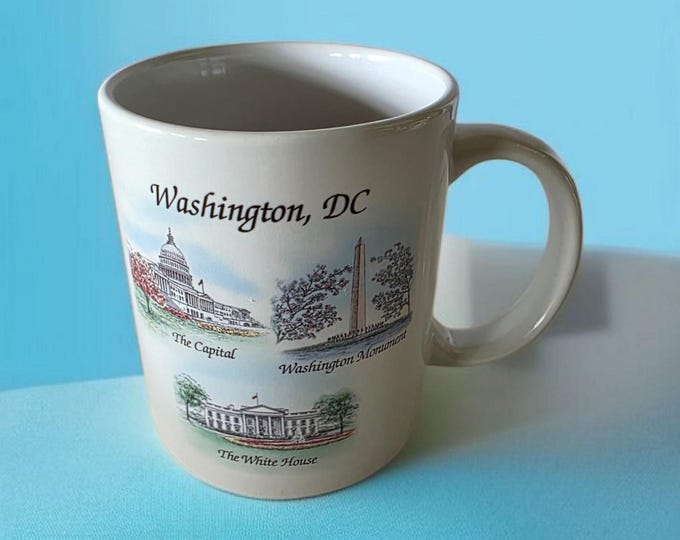 Vintage Washington D.C. Souvenir Coffee Mug Barlow Designs Ceramic the ...