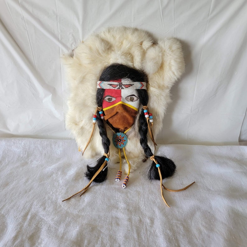 Teton Sioux War Mask Handmade by RJ Bailey Native American War Mask ...