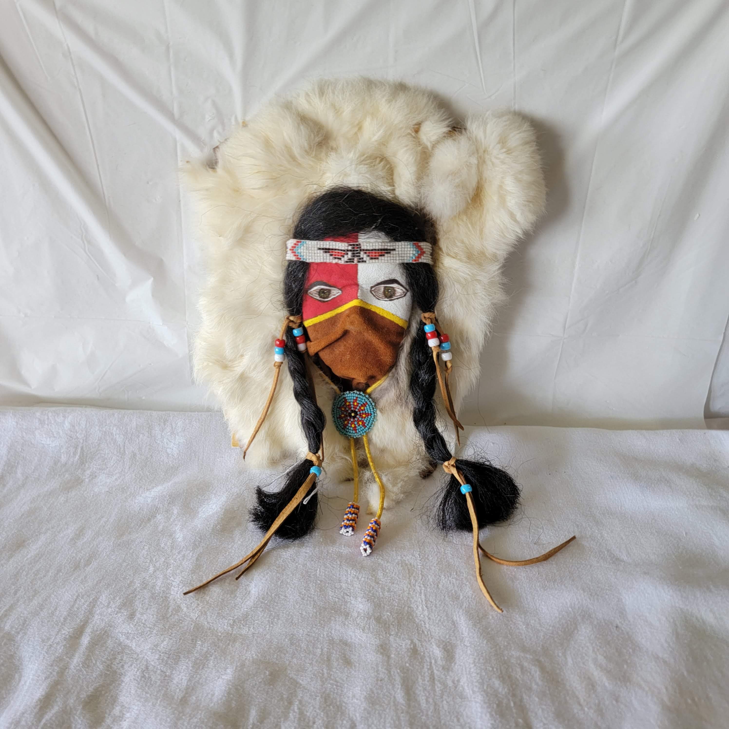 Teton Sioux War Mask Handmade by RJ Bailey Native American War Mask ...
