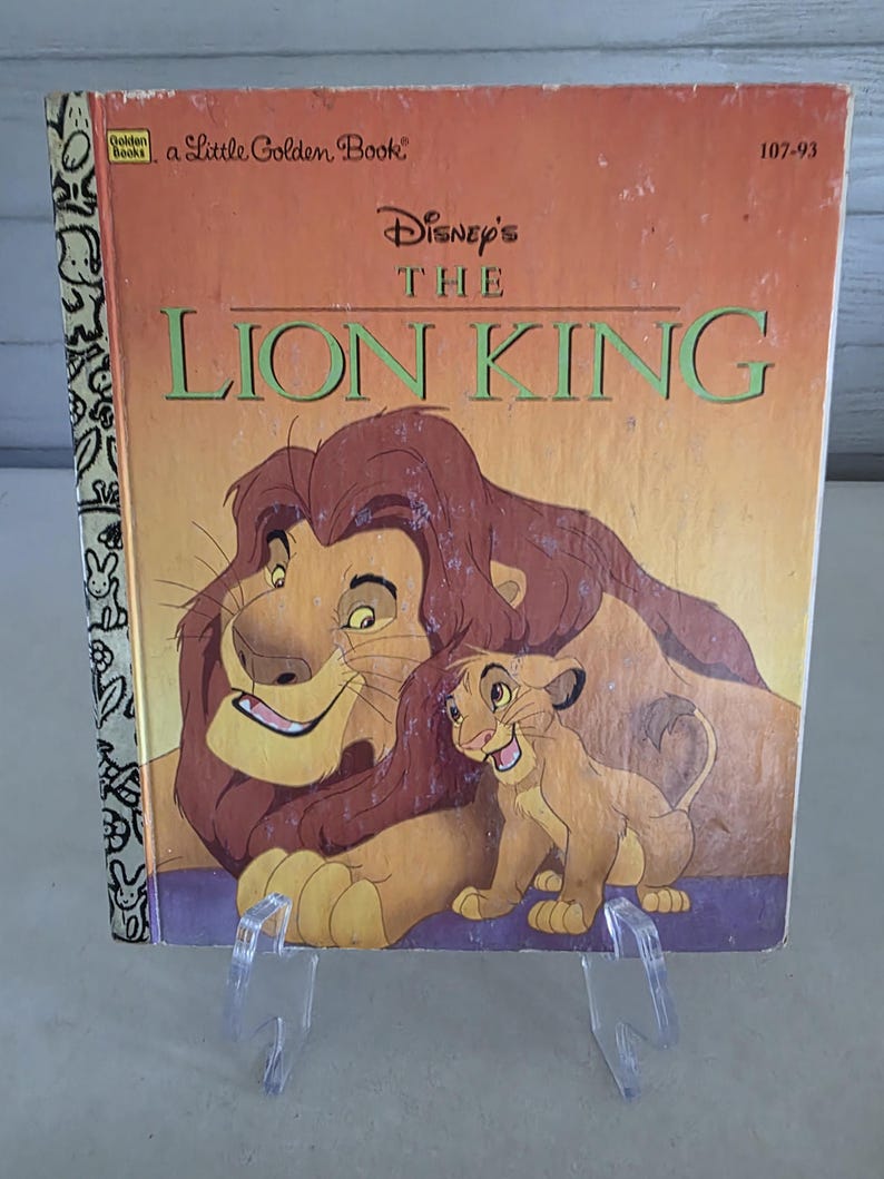 Disney's the Lion King Adapted by Justine Korman 1995 A Golden Book ...