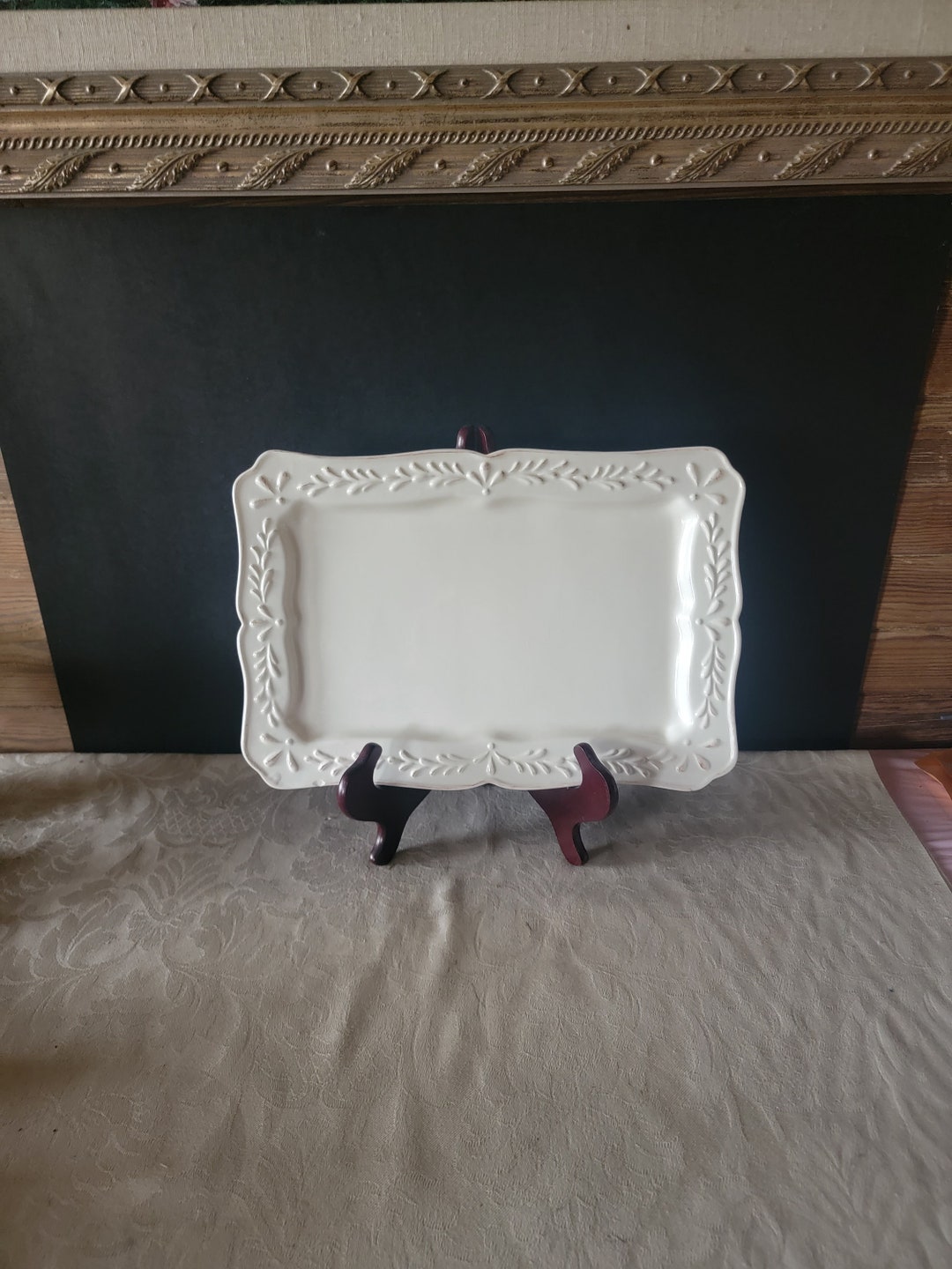 Vintage Lenox Platter, Romance Collection, Italy Design, Hand Painted ...