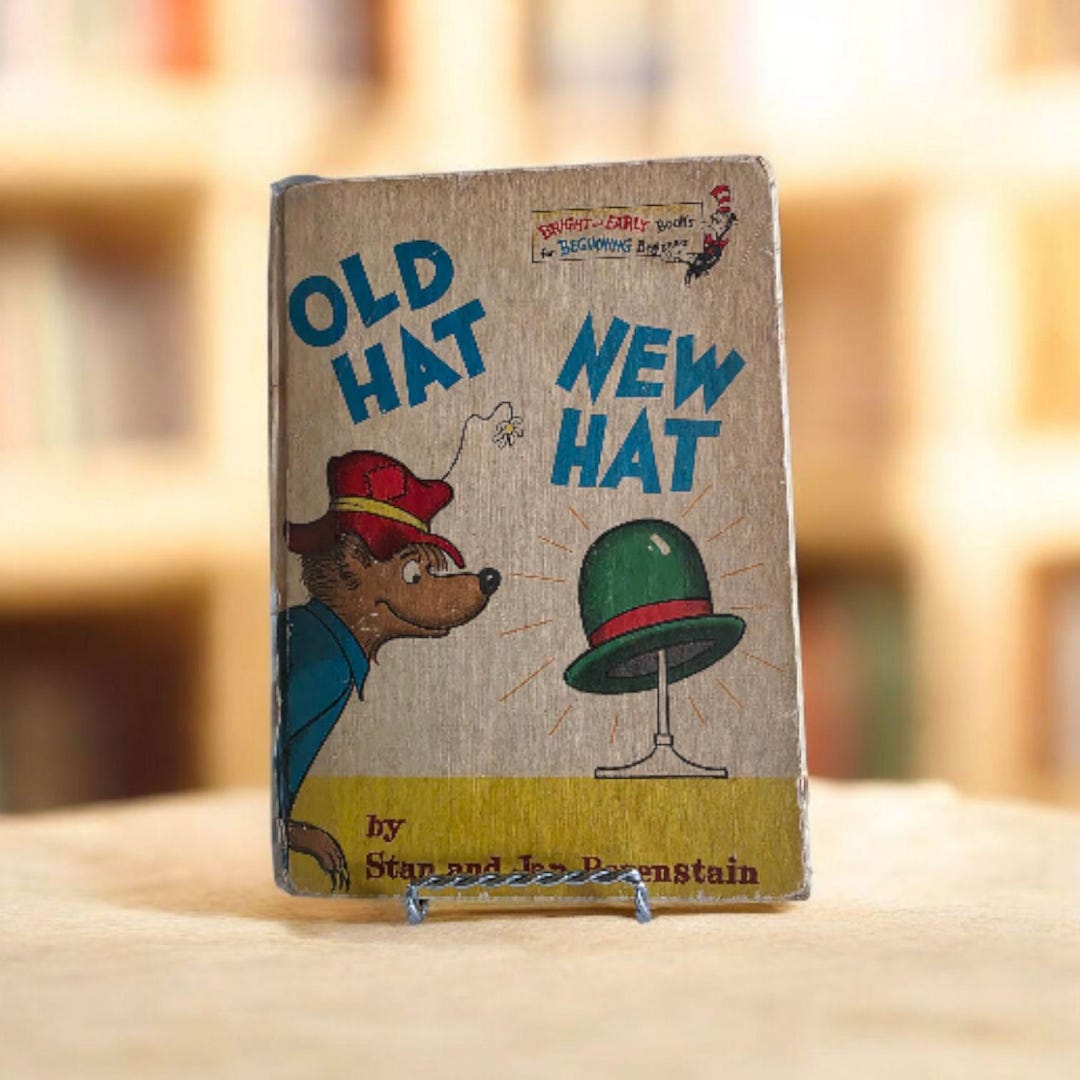 Old Hat New Hat by Stan and Jan Berenstain 1970 A Bright & Early Book ...