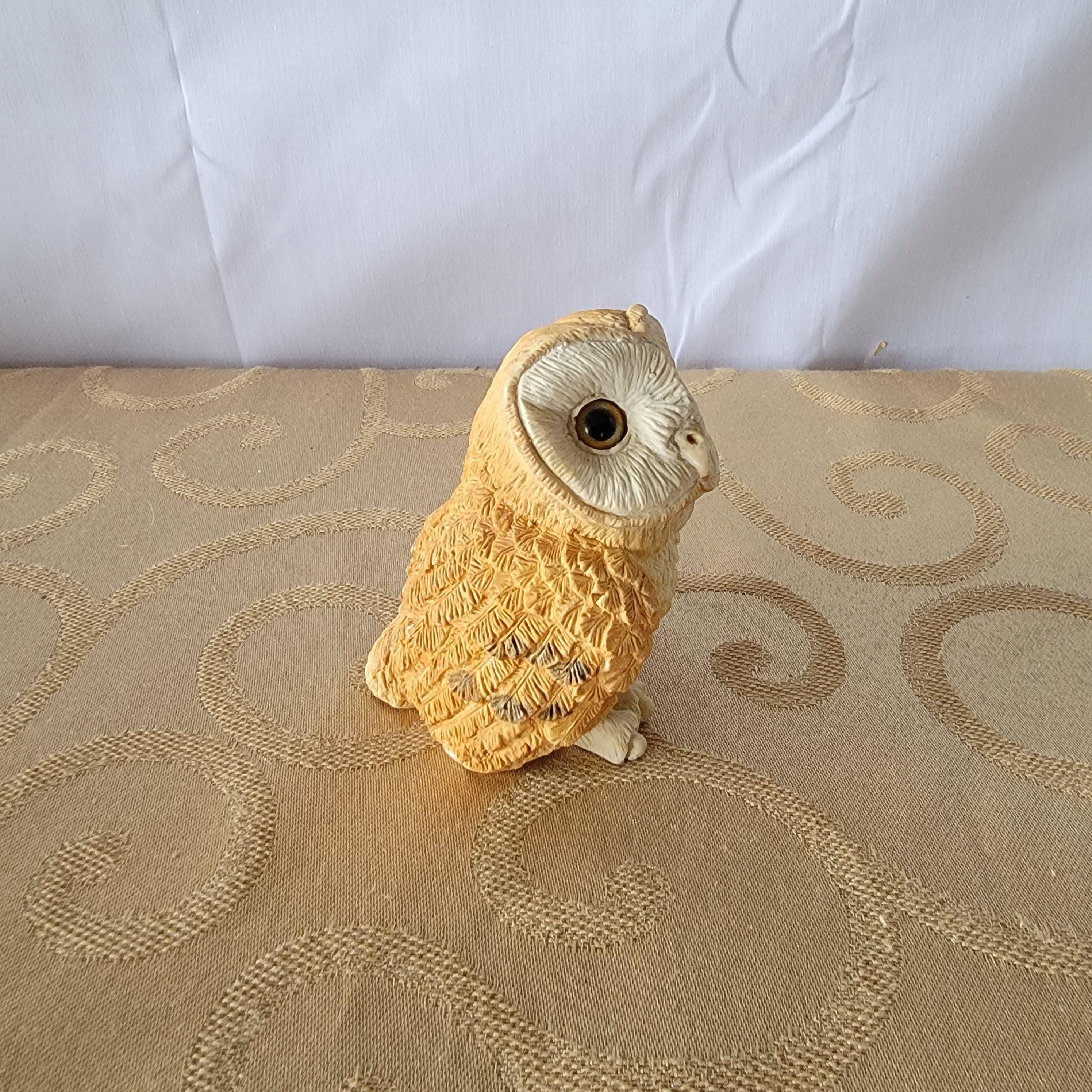 Owl Stone Critters Collection Figurine by United Design 1984 Vintage ...