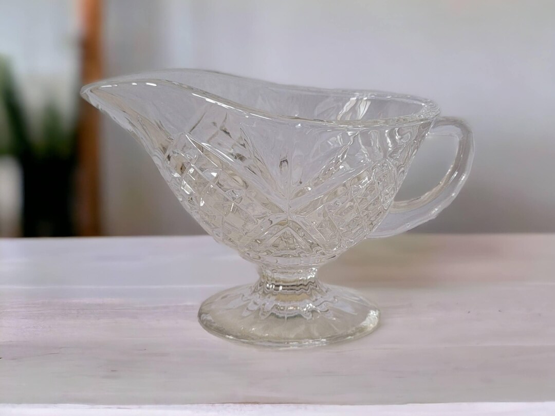 Shannon Crystal Designs of Ireland Glass Creamer/gravy Boat 24% Lead ...
