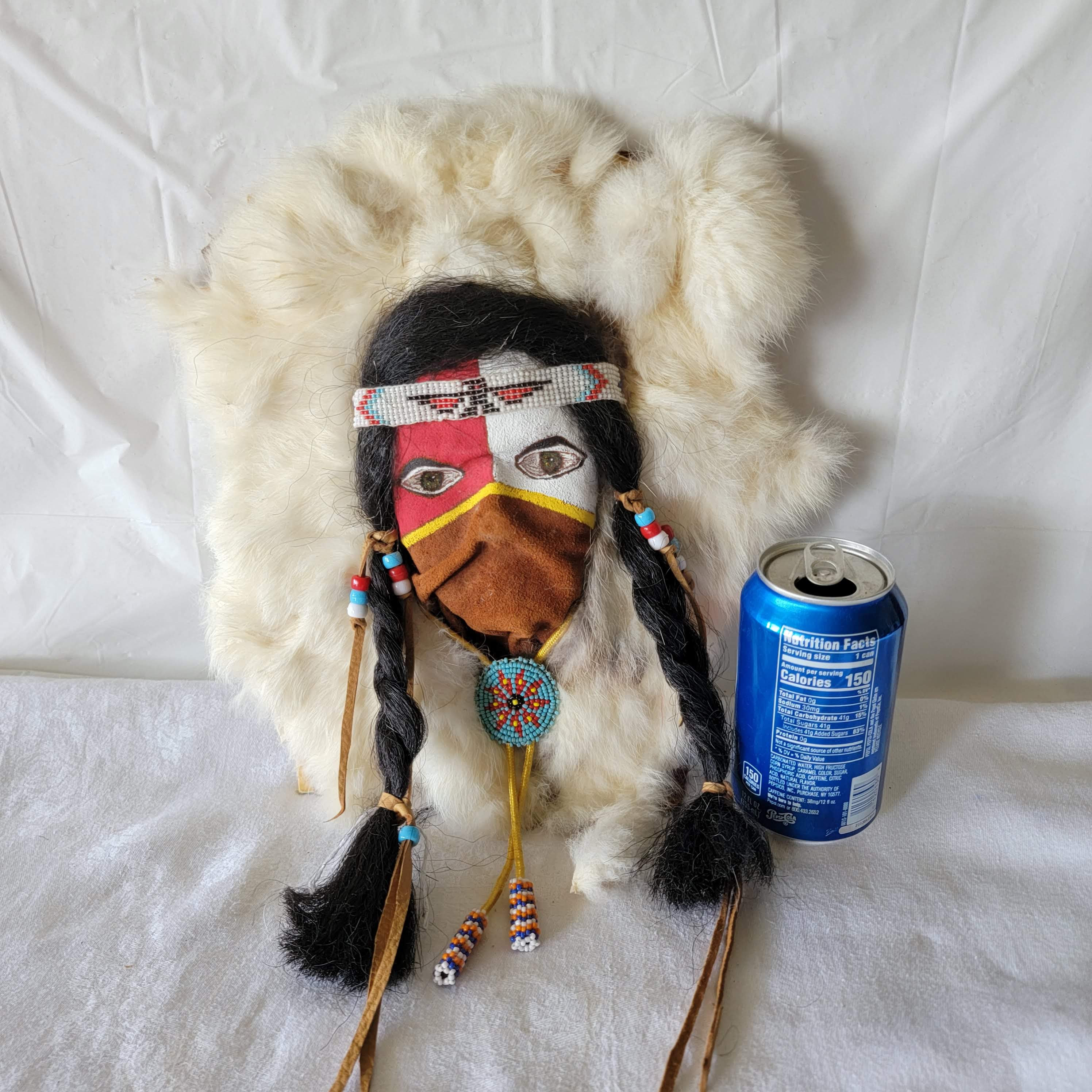 Teton Sioux War Mask Handmade by RJ Bailey Native American War Mask ...