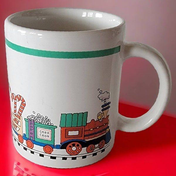 Ceramic Train With Tree - Etsy