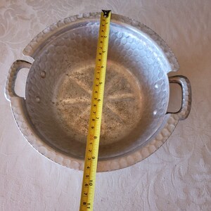Everlast Metal Hand Forged Hand Wrought Bowl, Hammered Aluminum Handled ...