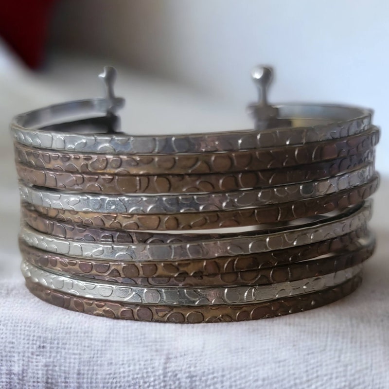 Metal Cuff Bracelet - Etsy