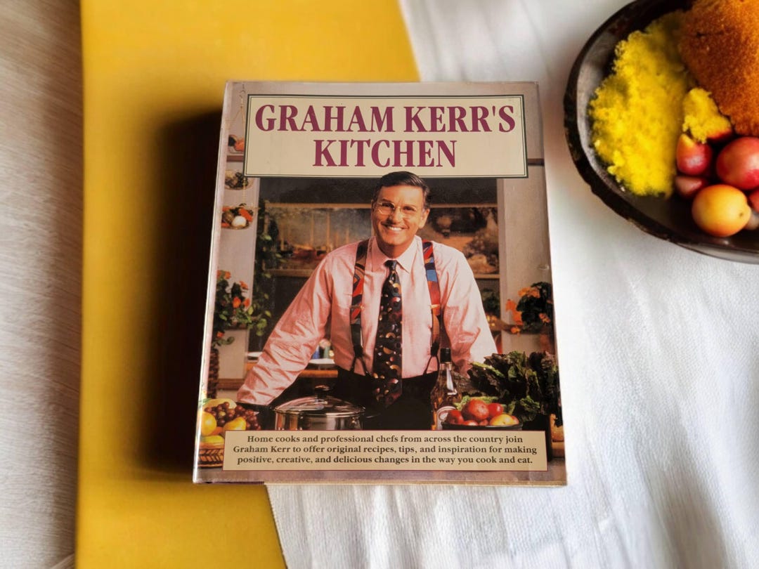 Graham Kerr's Kitchen Cookbook 1994 G.P. Putnam's Sons Hard Cover With ...