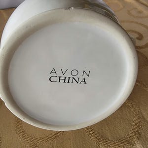 Vintage Avon China Hot Chocolate Serving Pot Ceramic Carafe Two Piece ...