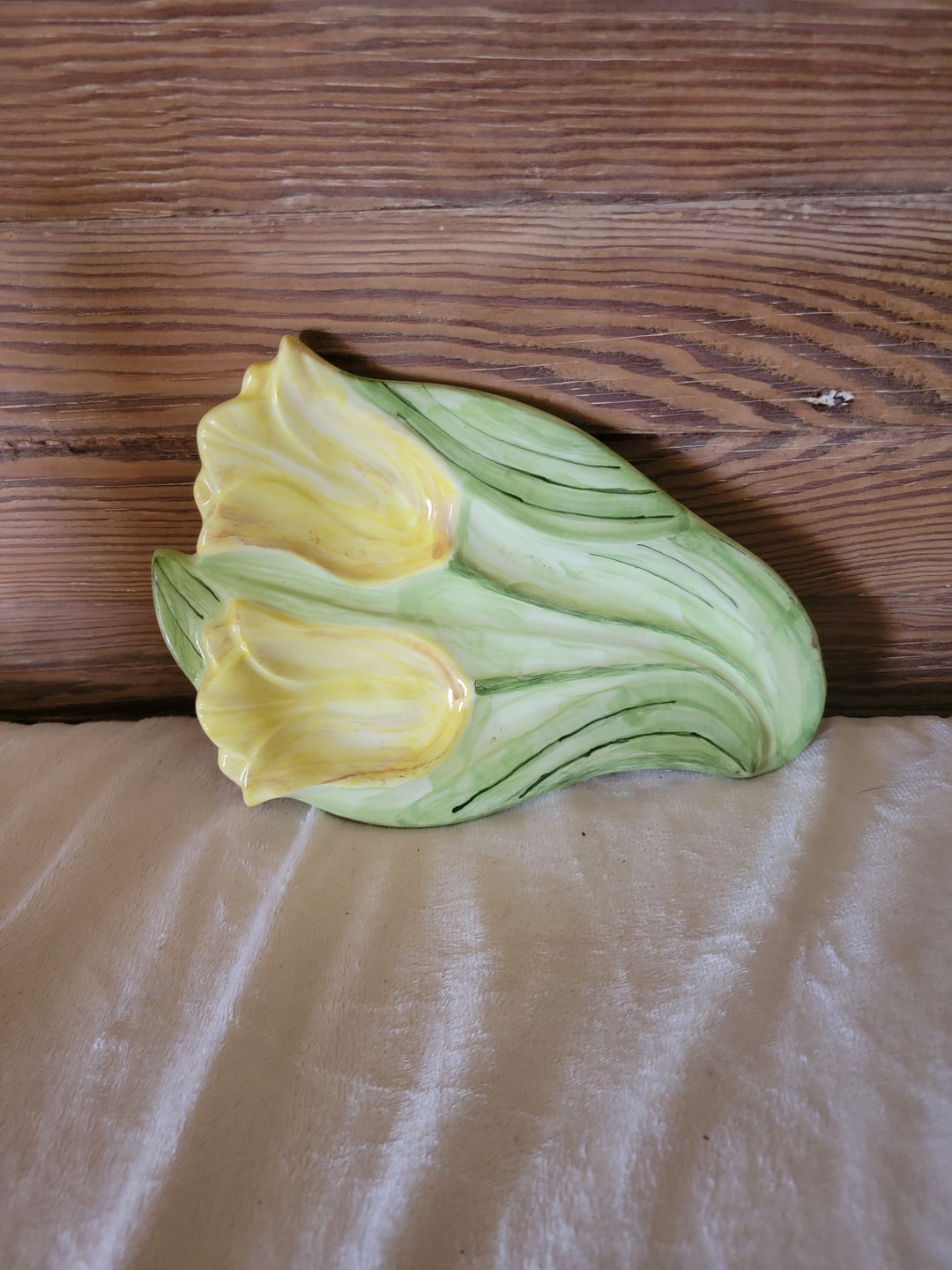 Vintage Holland Decorative Flower Plate Candy Treats Trinket Holder ...