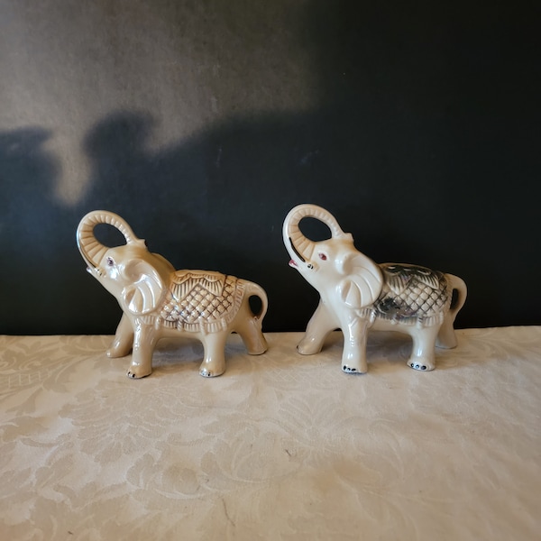 Ceramic Elephants - Etsy