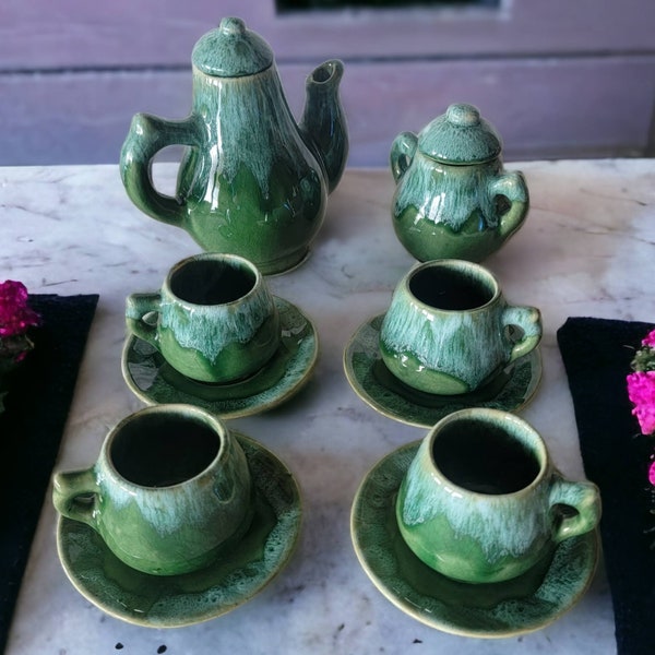 Pottery Tea Set - Etsy