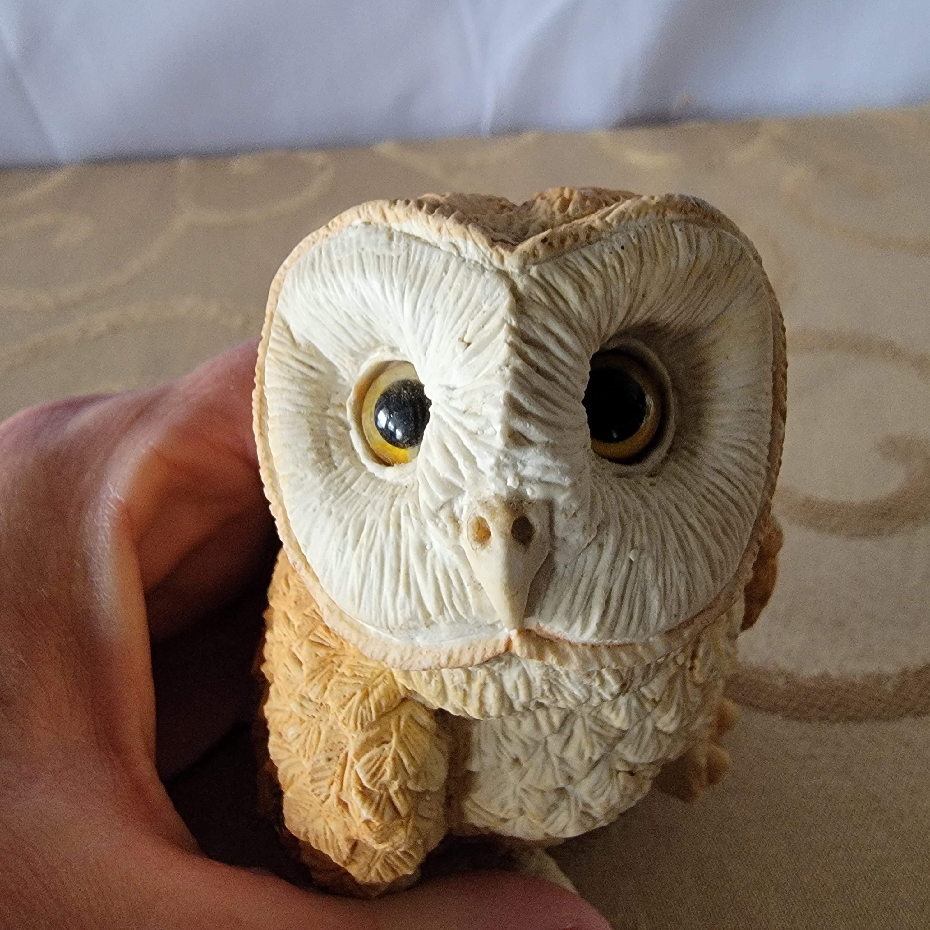 Owl Stone Critters Collection Figurine by United Design 1984 Vintage ...
