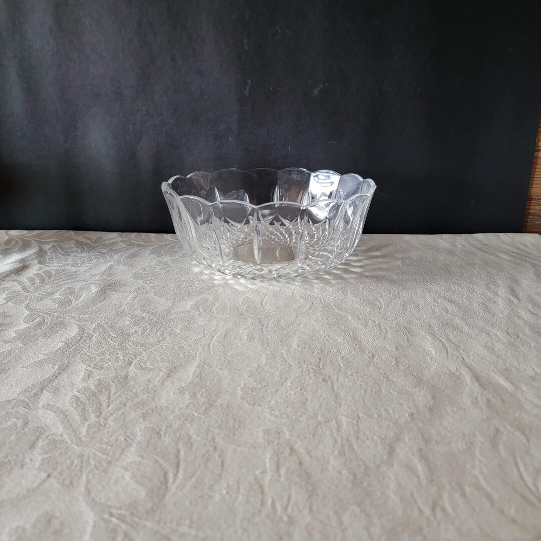 Vintage RCR Opera Bowl, RCR Royal Crystal Rock Opera Bowl, Clear ...