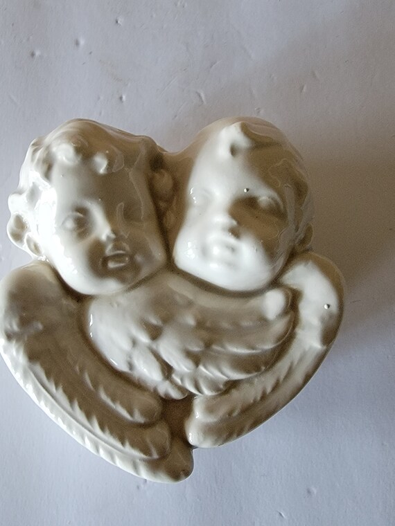 Porcelain Angel Trinket Box with Lid by Reutter made … - Gem