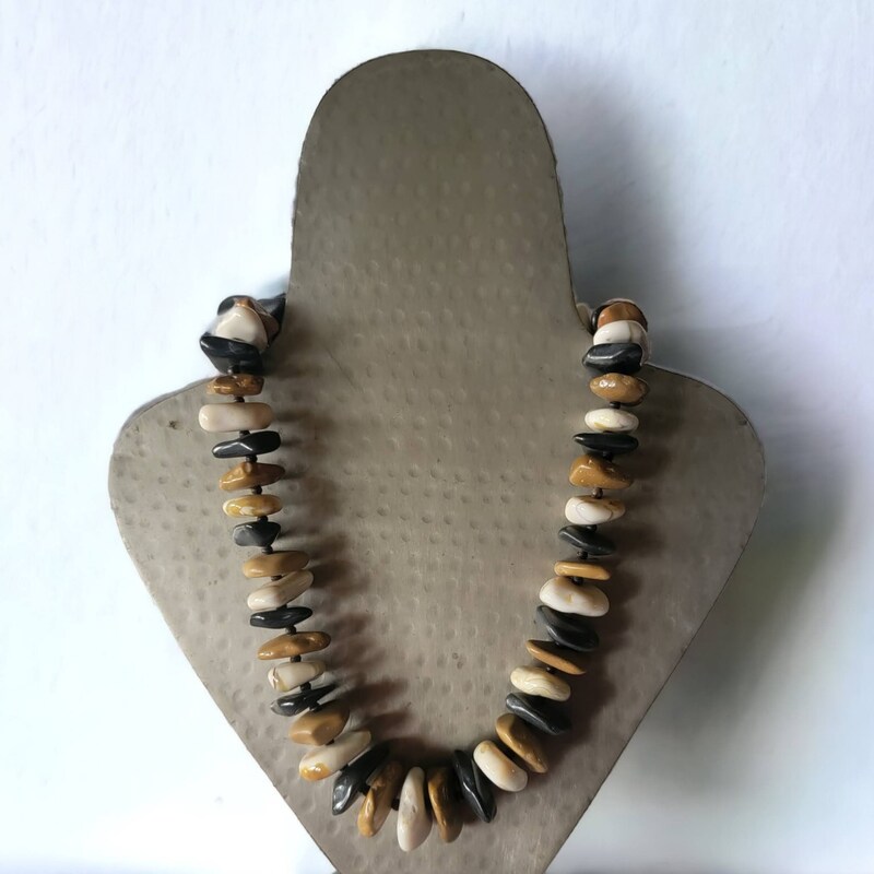 Natural Stone Necklace - Etsy