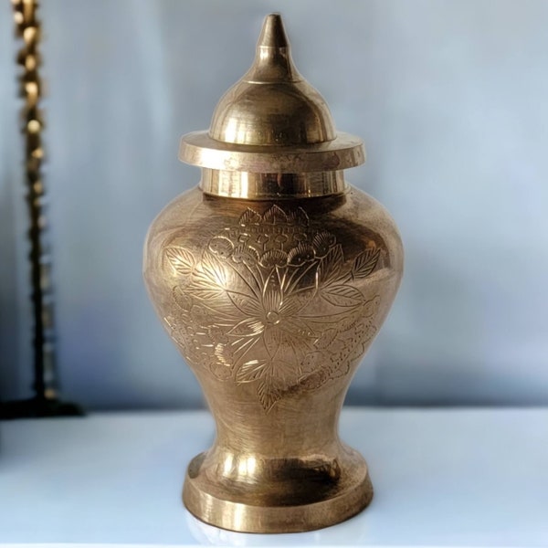 Brass Urn - Etsy