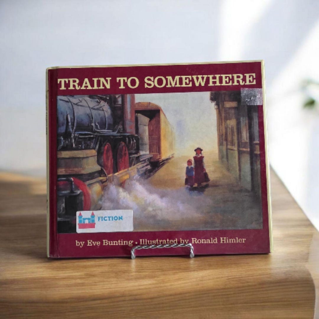 Train to Somewhere by Eve Bunting 1996 Hardcover Children's Book - Etsy