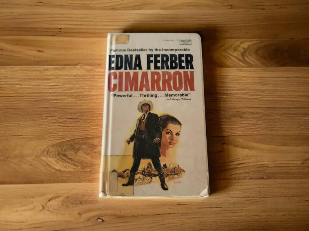 Cimarron by Edna Ferber A Fawcett Crest Book August 1971 Hard Cover ...
