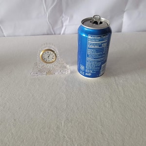 Vintage Crystal Collection Timeless Treasures Miniature Desk Clock ...