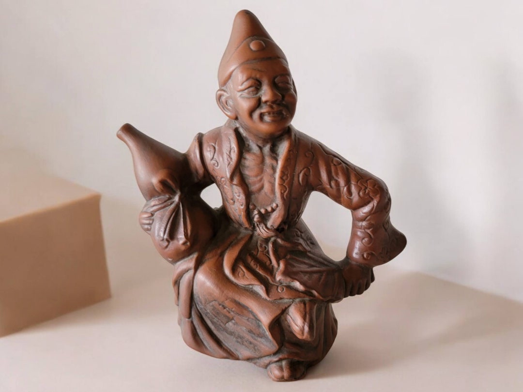 Vintage Aisha Figure of Ji Gong 1960s Mid Century Unique Collectible ...