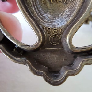 Set of Three Vintage Drawer Pulls/handles Cont. B 1988 B10470 Hardware ...