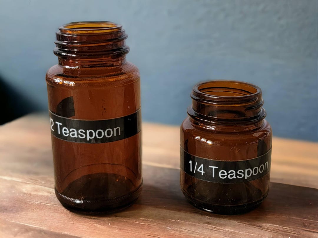 Adolph's and Chesebrough Pond's Brown Glass Bottles/jars No Lids ...