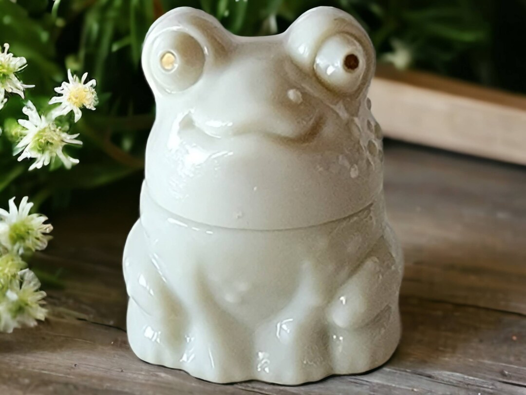 Vintage Avon Glass Toad Frog Cream Perfume Bottle Container - Etsy