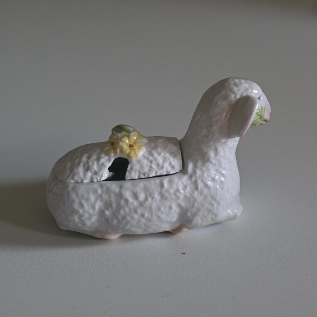 Vintage Chelsea P. Port Royal Sheep Terrine Container With White ...