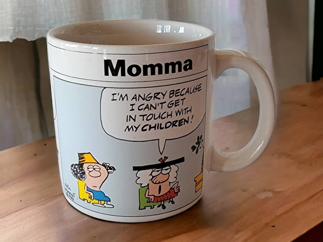 Momma Mell Lazarus Coffee Mug Applause 1988 Cartoon Comic Strip Cup ...