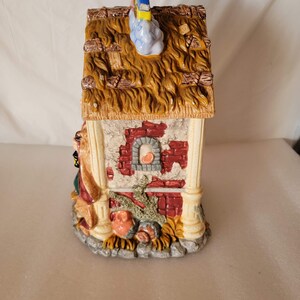 Mercuries Nativity Cookie Jar Rainbow With Shooting Star on Lid Stable ...