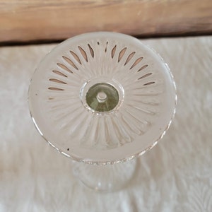 Vintage EAPG Pressed Glass Ribbed Fluted Funeral Flower Vase, Glass ...