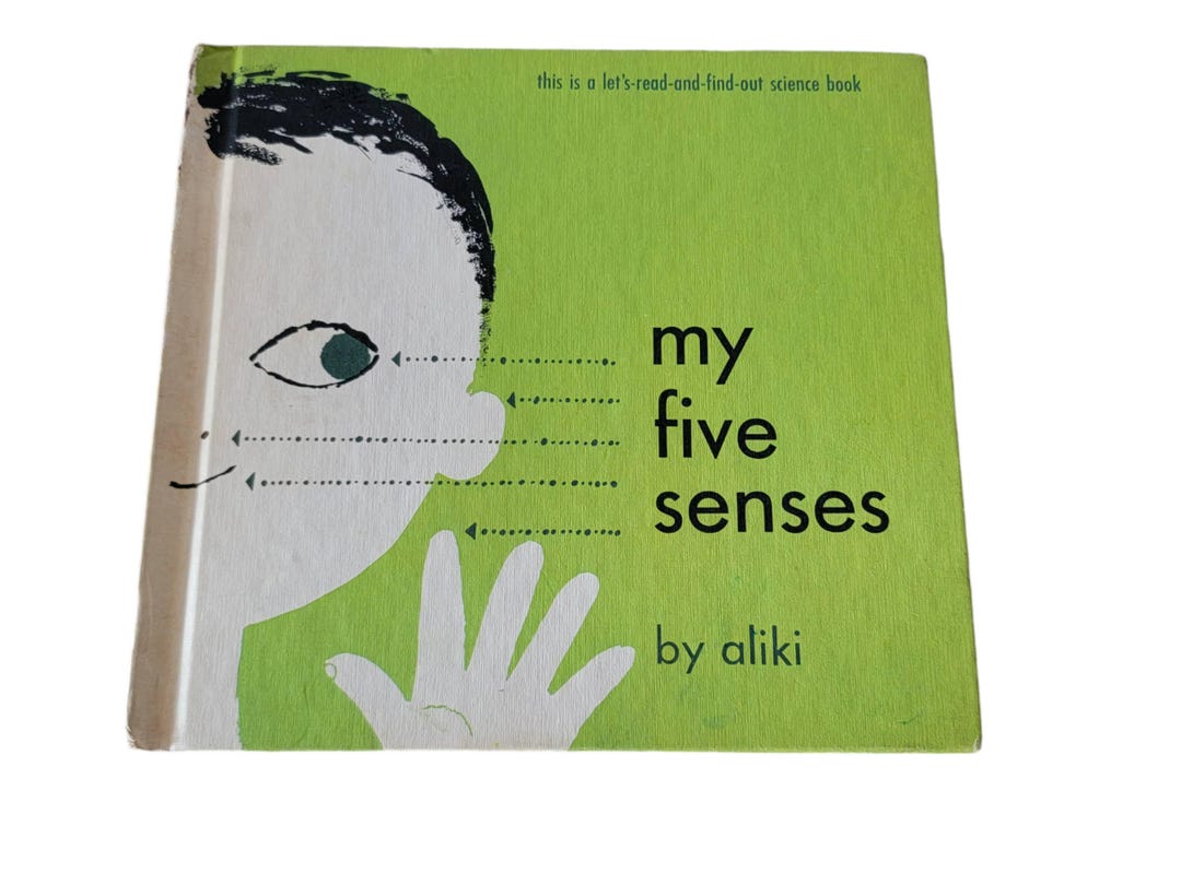 My Five Senses by Aliki Vintage Hardback Children's Book Let's Read and ...