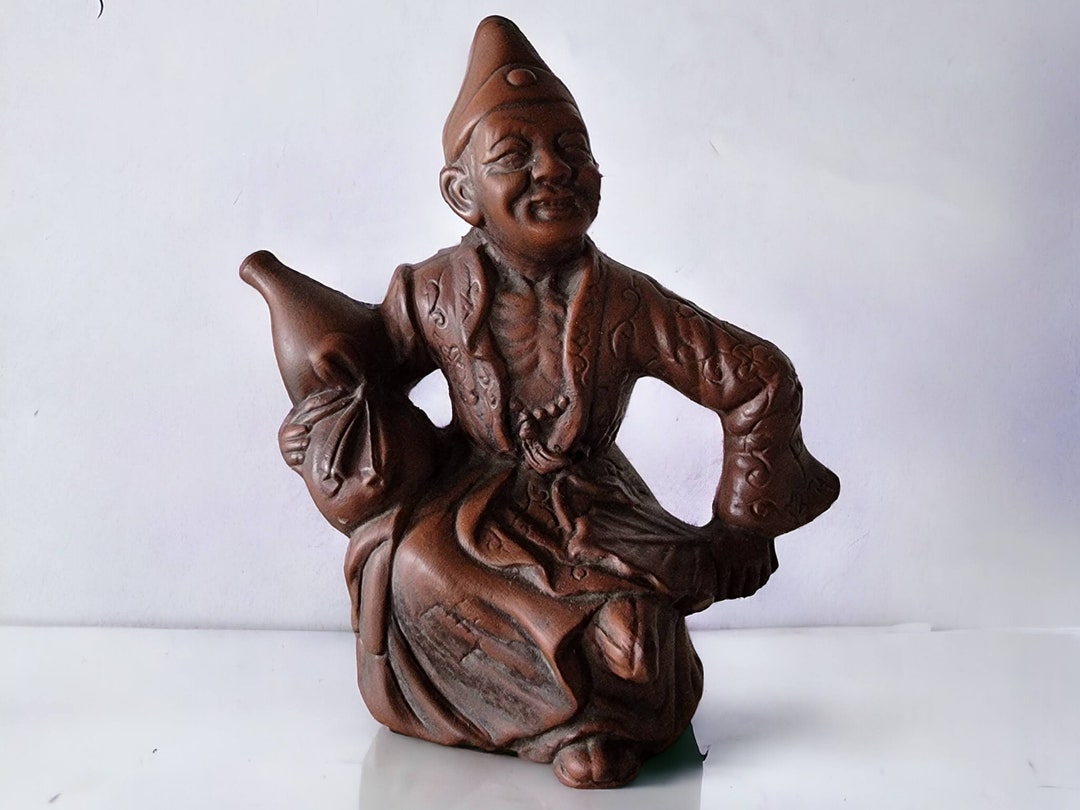 Vintage Aisha Figure of Ji Gong 1960s Mid Century Unique Collectible ...