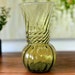 Vintage EAPG Pressed Glass Ribbed Fluted Funeral Flower Vase, Glass ...