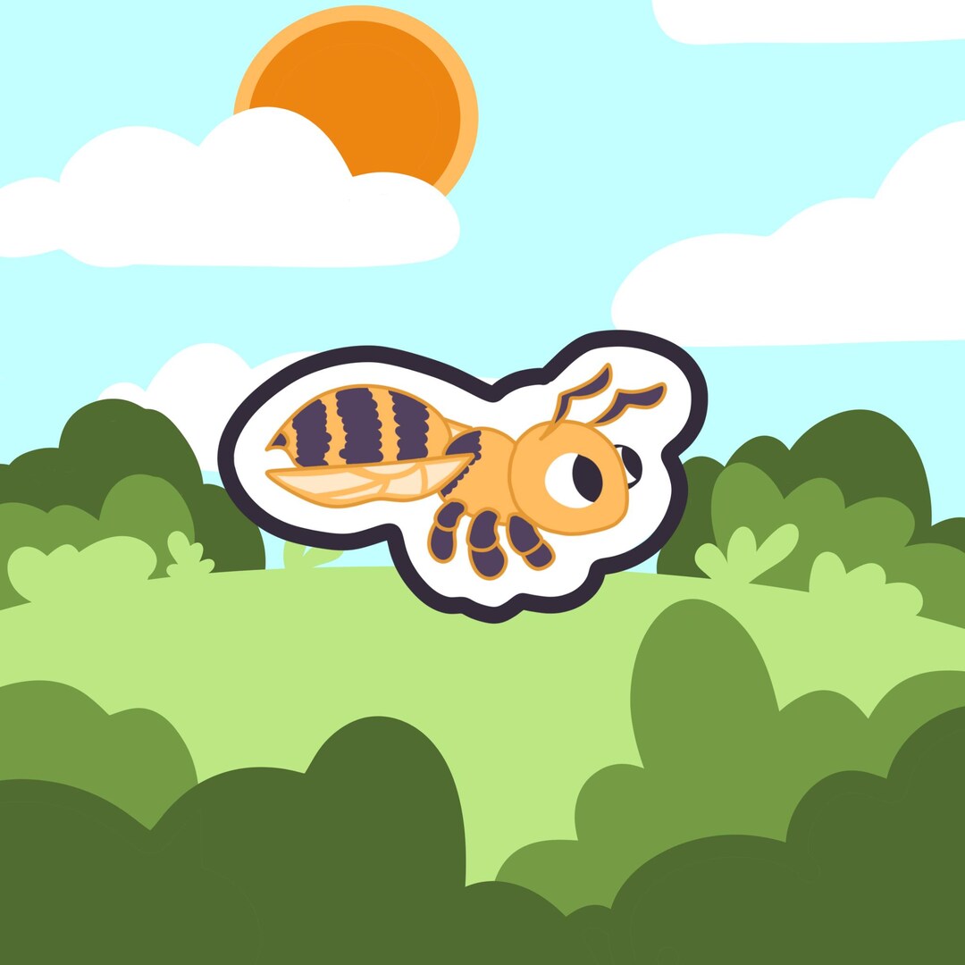 Wasp Bug Insect Decal Sticker - Etsy