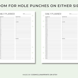 Printable Daily Planner Fillable, Daily to Do List, Productivity ...