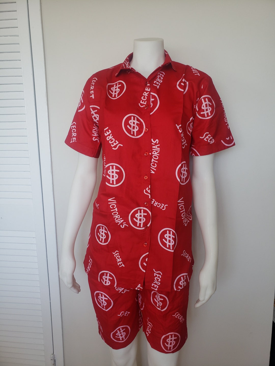 Victoria Secret Print Short Set. Summer Shirt Set. Women's Short Set ...