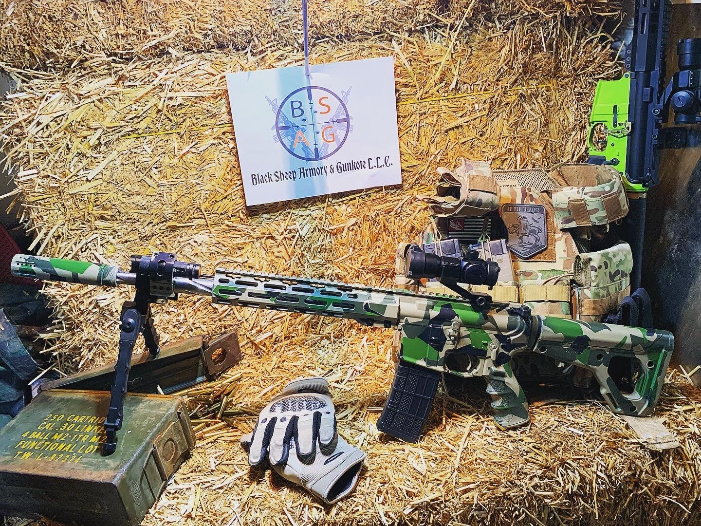 M-90 Swiss Camouflage Stencil Pattern Printed on Avery High Heat Yellow ...