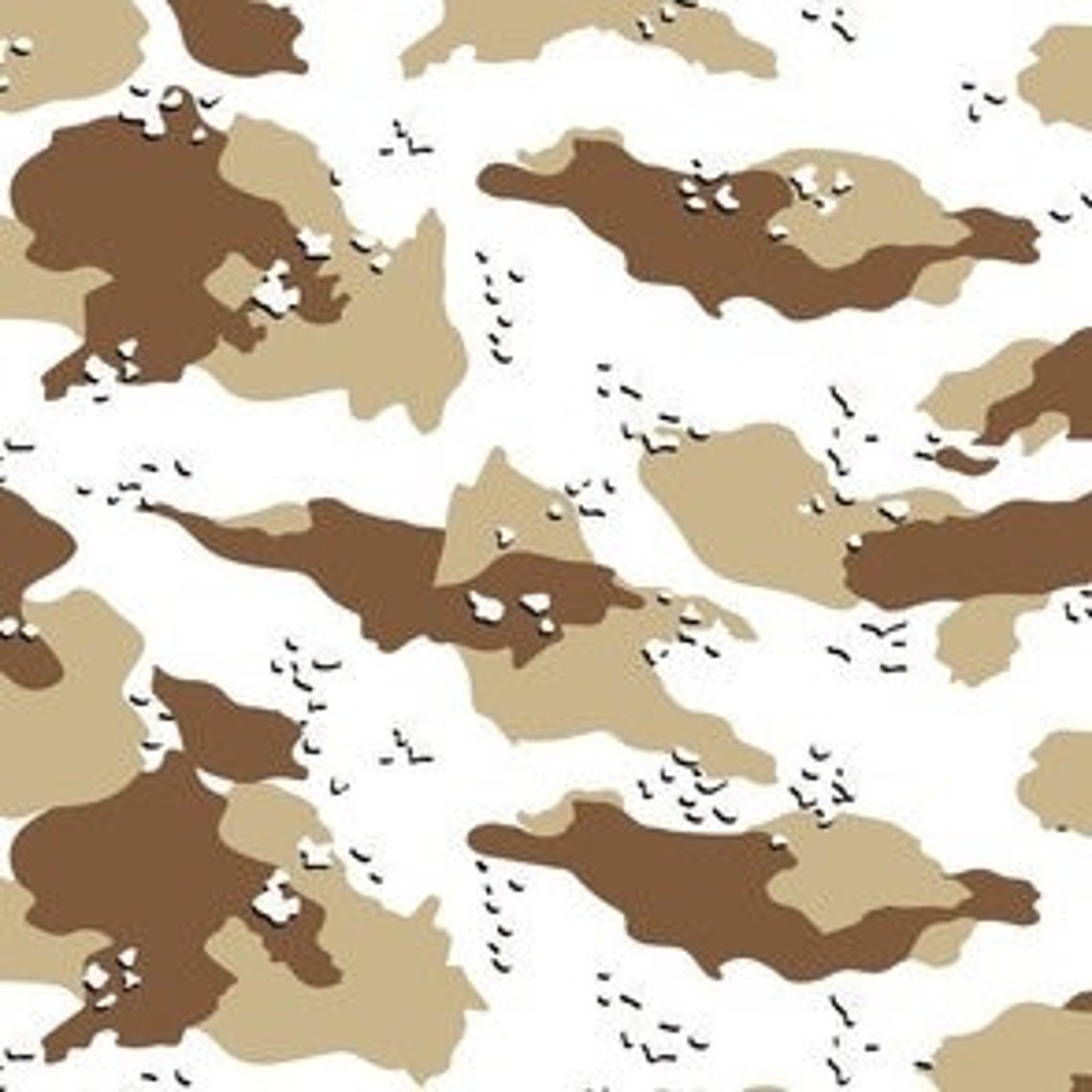 Pack of 2 Dbdu Desert Storm Camouflage Stencil Patterns Printed on ...
