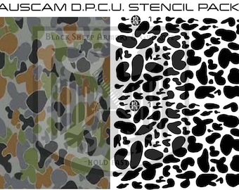 KUIU Vias Camouflage Stencil Pattern Printed on Avery High - Etsy
