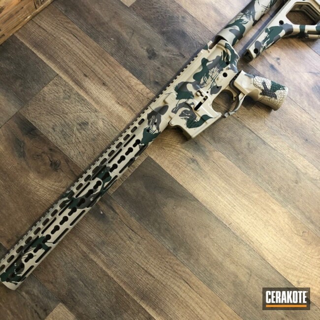 Pack of 2 Rhodesian Brushstroke Camouflage Stencil Pattern Printed on ...